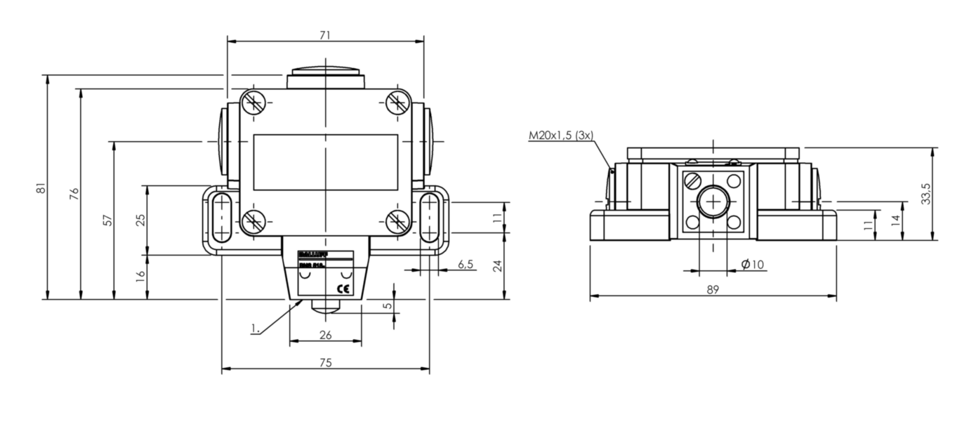 BNS0080 (BNS 518-160-W-11) Mechanical single position limit switches ...