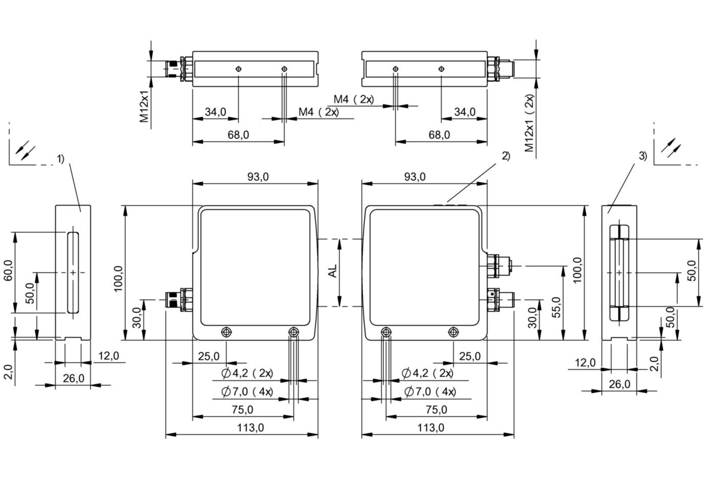 BLA0001 (BLA 50A-001-S115) Light bands - BALLUFF