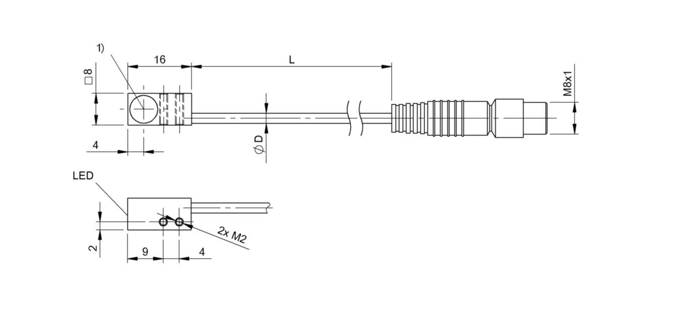 BES04Z8 (BES Q08MFC-PSC20B-EP00,33-GS49) 电感式标准传感器 - BALLUFF