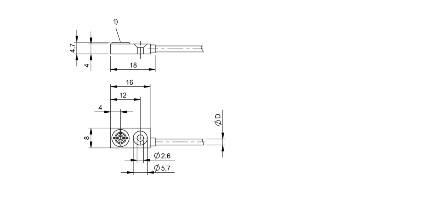 BES03M5 (BES R04KC-GNX15B-EP02) Inductive NAMUR sensors - BALLUFF