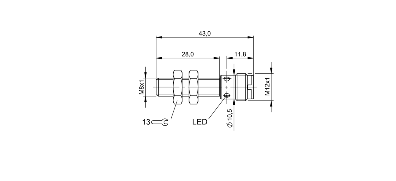 BES00FC (BES M08EE-PSC20B-S04G-003) Inductive standard sensors - BALLUFF