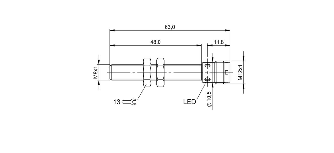 BES0028 (BES M08MH1-PSC20B-S04G) Inductive standard sensors - BALLUFF