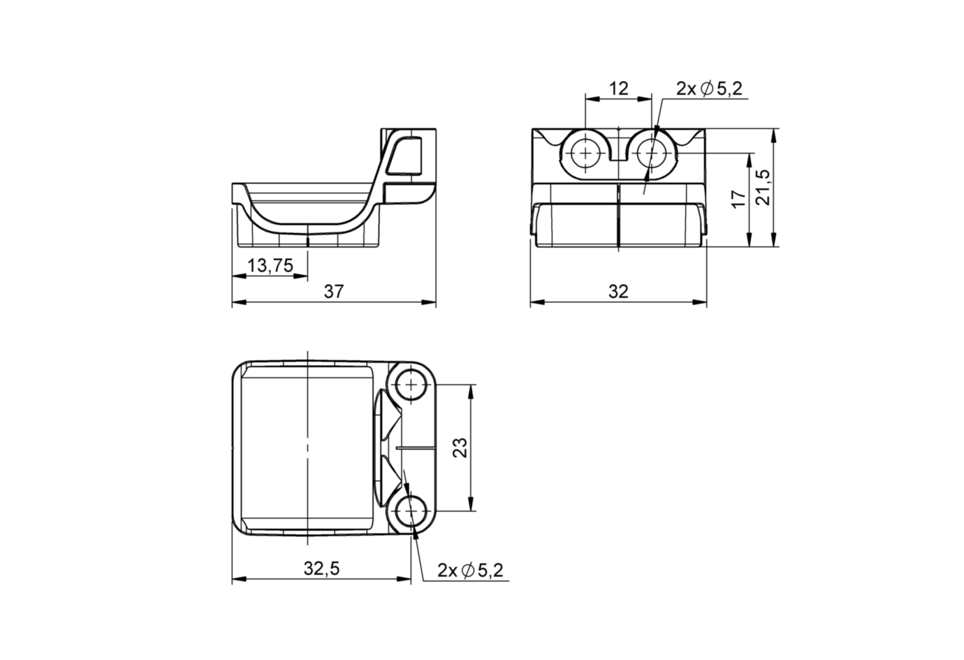 BAM041J (BAM TG-IR-036-B) 机械附件 - BALLUFF
