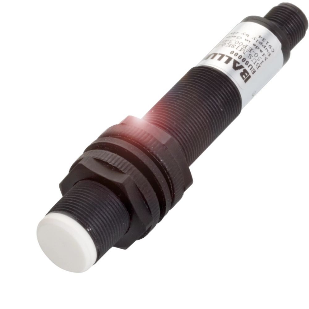 BUS000L (BUS M18K0-XBFX-150-S04K) Ultrasonic sensors with analog output ...